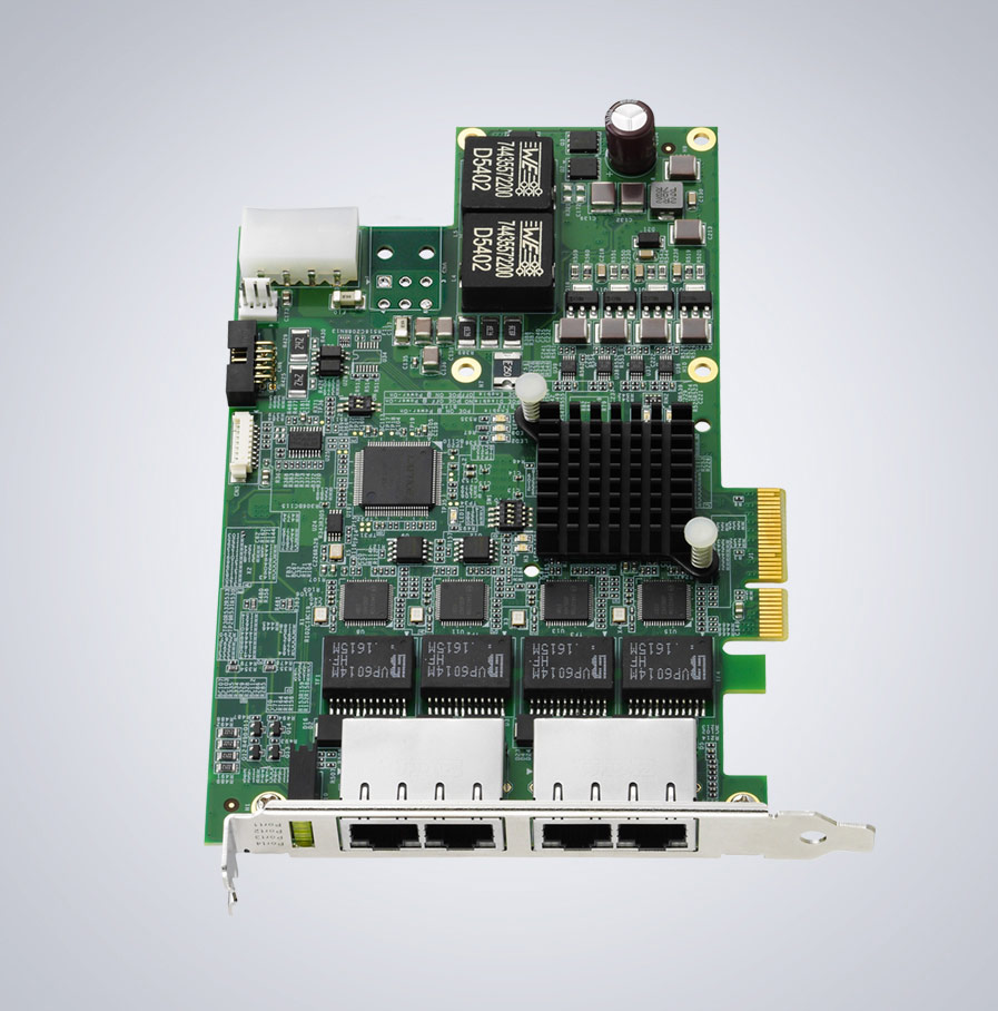 ADLINK 4-CH PCIe GigE Vision PoE+ Card | LUCID Vision Labs
